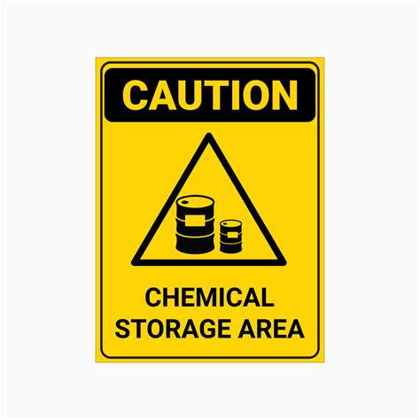 Chemical Storage Area Sign Get Signs