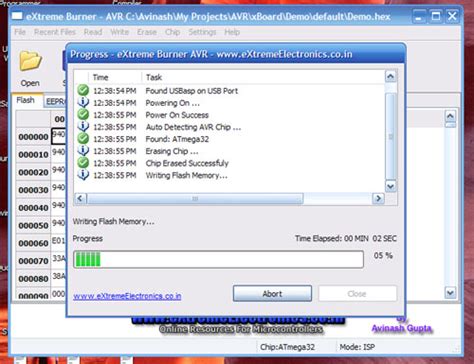 Gui Software For Usbasp Based Usb Avr Programmers Extreme Electronics