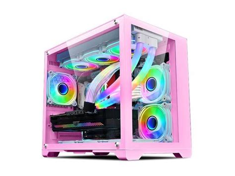 Corn Gyz Full Perspective Pc Gaming Case Support 360 Water Cooling