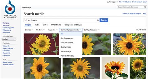 Finding Images On Wikimedia Commons Finding And Using Openly Licensed Images A Quick Guide