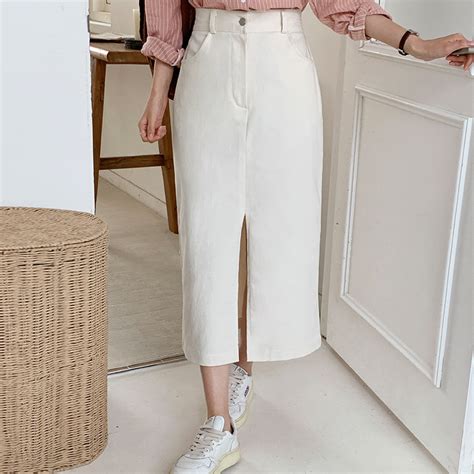 아뜨랑스 🚚부분당일발송 1000장 돌파 텀즈 절개 밴딩 롱 롱스커트 스커트 Sk6549