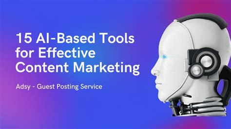 15 Ai Based Tools For Effective Content Marketingpdf