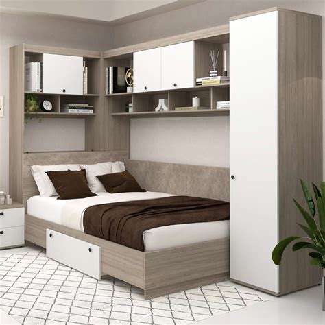 Dormitor Colt Ambro 8 Oak Alb Tamos