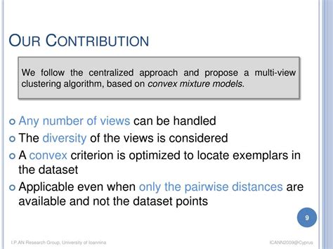 Ppt Convex Mixture Models For Multi View Clustering Powerpoint
