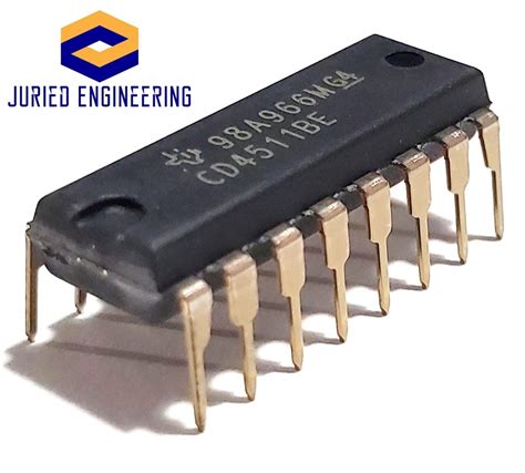 Buy Juried Engineering Cd4511be Cd4511b Cd4511 Cmos Bcd To 7 Segment Led Latch Decoder Drivers