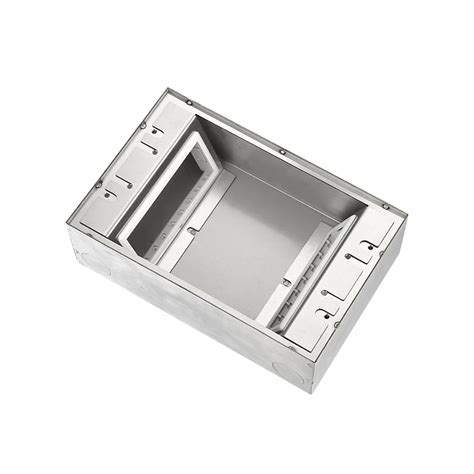 ZDR B Stainless Steel Hidden Recessed Floor Box UK EU Universal Power Electrical Outlet Floor