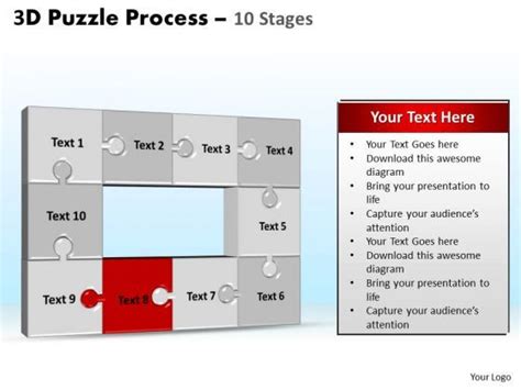 PowerPoint Designs Education Puzzle Process Ppt Theme