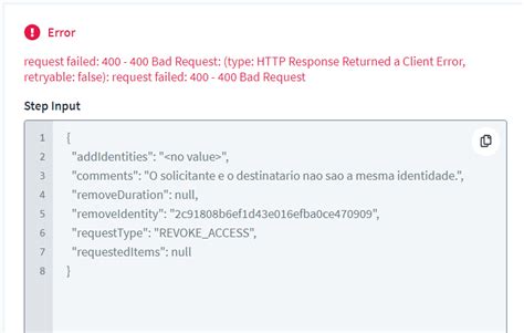 Error 400 Bad Request Workflow Isc Discussion And Questions