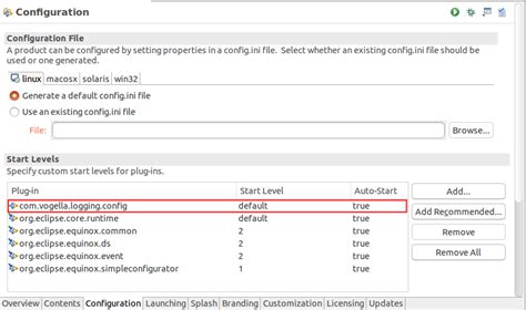 Eclipse Logging Tutorial