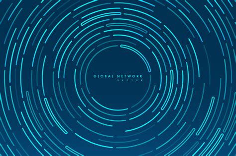 Abstract Data Transmission Visualization Stock Illustration Download Image Now Global