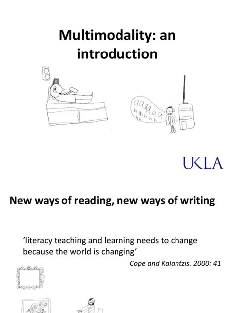 Activity A Multimodality An Introduction 151210 Pdf Mass Media Writing