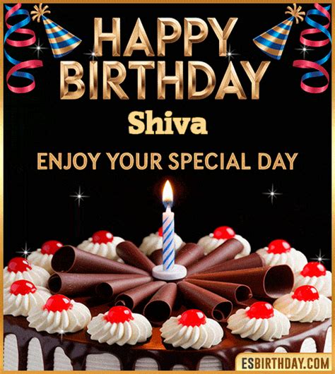 Happy Birthday Shiva  🎂 Animated Images Wishes And Music 【27 S】