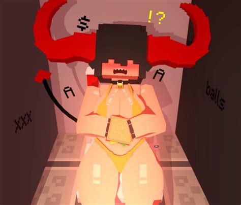 Minecraft Free Sex Art Curvy Figure Mine Imator Shadow Open Mouth Original Character