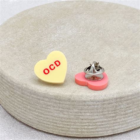 Ocd Candy Heart Pin Butler And Grace Ltd