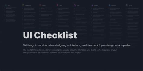 Ui Checklist Figma