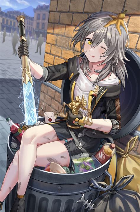 Trailblazer And Stelle Honkai And More Drawn By Silvertsuki Danbooru