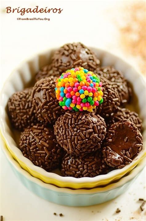 Brigadeiros Brazilian Chocolate Fudge Balls Desserts Brazilian