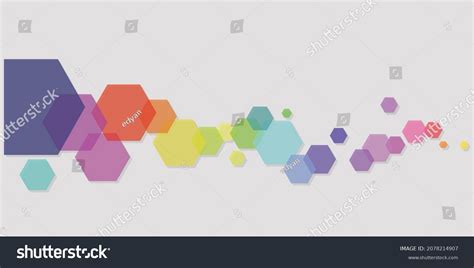 Illustration Hexagon Pattern Abstract Pattern Arranged Stock Vector Royalty Free 2078214907