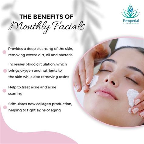 Benefits Of Facial Femperial Salon Facials Quotes Facial Benefits