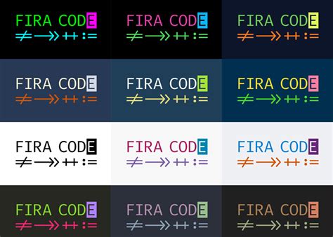 5 Monospaced Fonts With Cool Coding Ligatures Aards