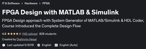 使用 Matlab 和 Simulink 进行 Fpga 设计 Fpga Design With Matlab And Simulink