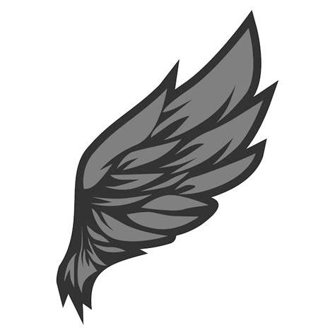Premium Vector Bird Wings Illustration Tattoo Style