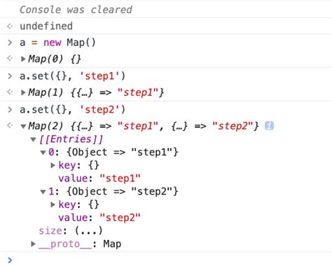 Javascript Map 与 Object 之相爱相杀 一步一个👣 Segmentfault 思否