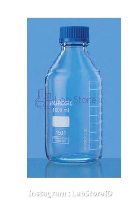 Jual Laboratory Bottle 1000 Ml Clear Botol Lab Botol Sampel Kaca