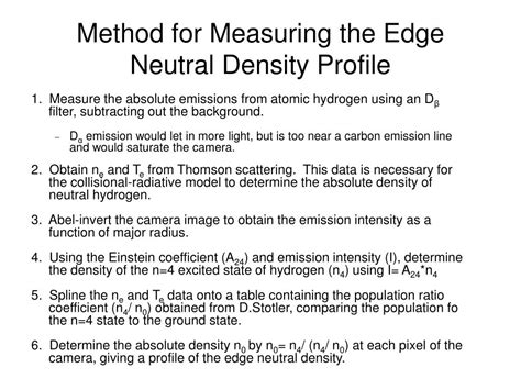 PPT Edge Neutral Density ENDD Diagnostic Overview PowerPoint Presentation ID 4066107
