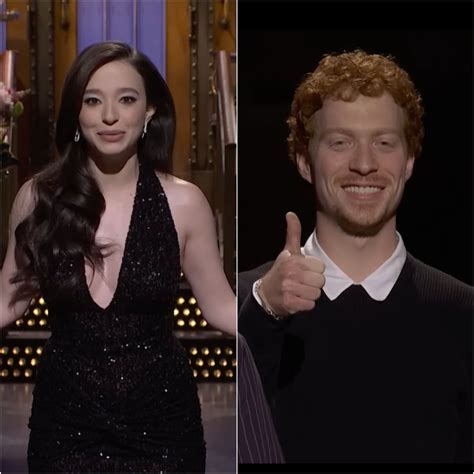 Snl Host Mikey Madison Brought Her Anti Doppelganger Twin Brother On