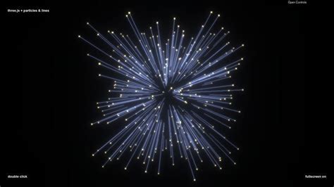 Threejs Particles And Lines Codepen