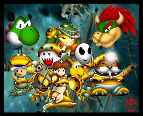 Strikers Charged Daisy Team By Magnus Bowser On Deviantart