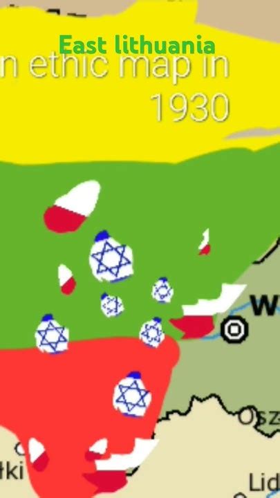 Ethnic Map Of East Lithuania Map Geography Lithuania Mapping