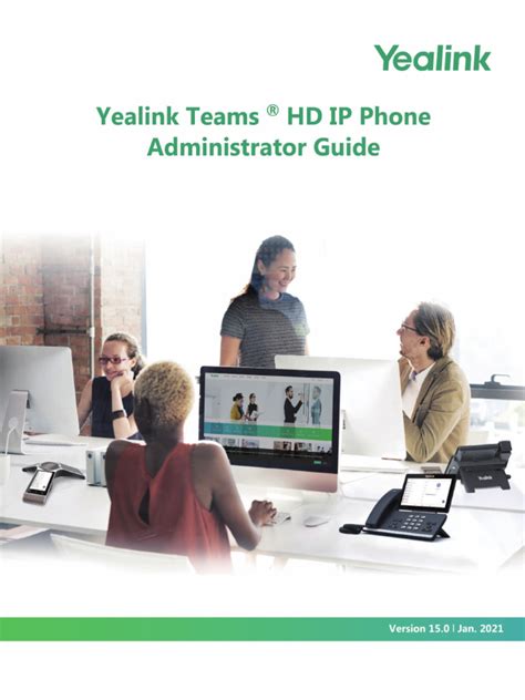 Yealinkteamshdipphonesadministratorguidev15 0 Pdf Ip Address