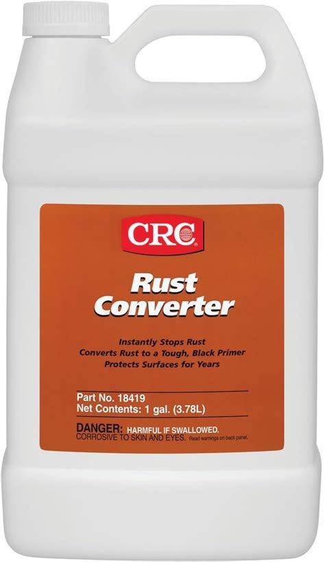 Amazon Com CRC Rust Converter 18419 1 GAL Liquid Water Based Rust Converter For Metal