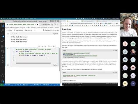 Free Video Practicing Python With Ciphers Open Code Garden 1 From