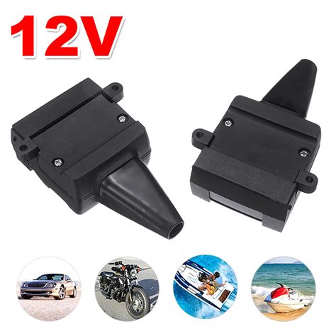 2pcs 12 Pin 12v Car Trailer Plug Towing Bar Socket Grandado