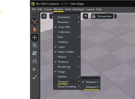 Omniverse Composer Split Viewport Omniverse Technical Support