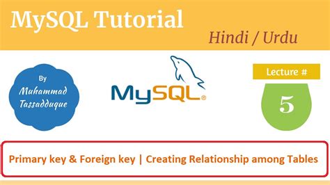 Primary Key And Foreign Key In Mysql Creating Multiple Tables Fetching Data From Multiple