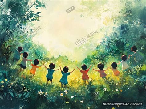 Ai创作图童年插画梦幻童年 意境儿童插画 六一梦幻童年 治愈系儿童插画 郊外游玩愉快的童年 童趣插画 梦幻儿童插画超治愈 儿童玩耍插画 儿童场景插画 唯美儿童插画 梦幻儿童插画 草地上玩耍的小