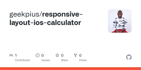 Github Geekpius Responsive Layout Ios Calculator