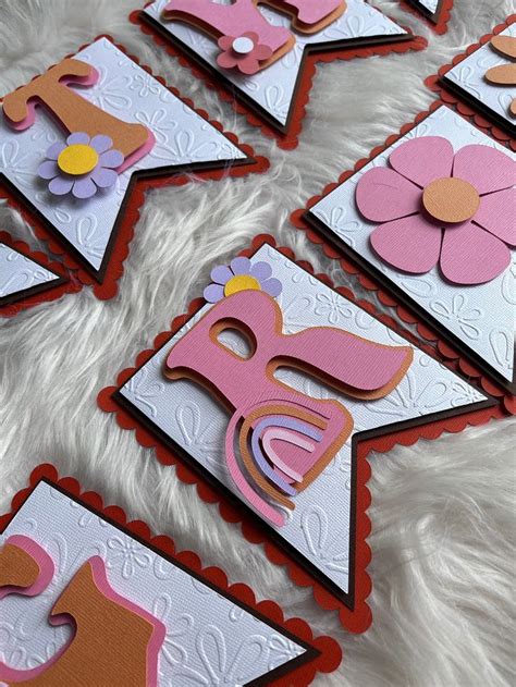 Groovy High Chair Banner Groovy Birthday Decor Groovy Birthday Banner Groovy Birthday Party