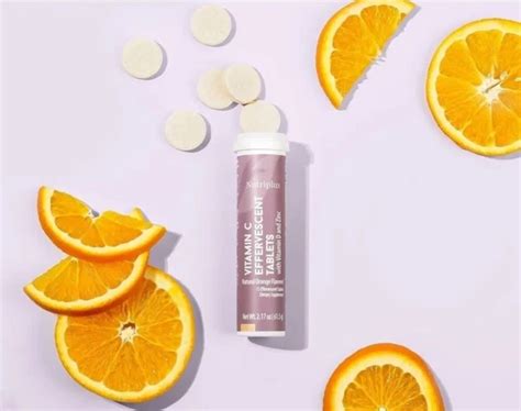 Nutriplus Vitamin C Effervescent Tablets 1000mg Orange Flavour Farmasi