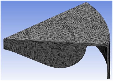 The 3D Geometry And Computational Mesh Of The Combustion Chamber