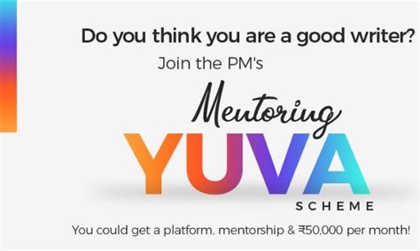 Pm Mentoring Yuva Scheme 2024 Apply Online