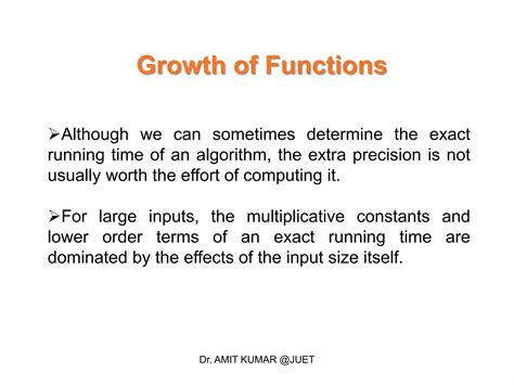 algorithm analysis insertion sort and asymptotic notations ppt