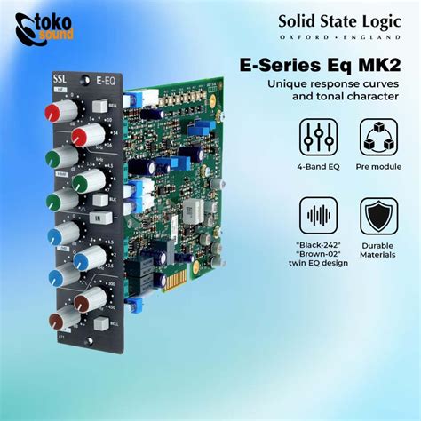 Jual Solid State Logic SSL E Series EQ 500 Series Equalizer Module Shopee Indonesia