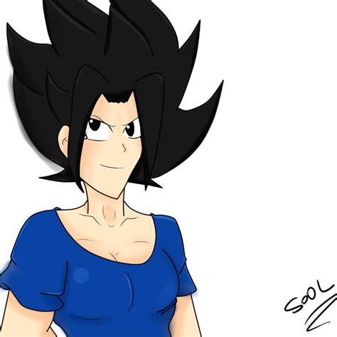 Caulifla With Goku Shirt By Soul Yagami64 On Deviantart