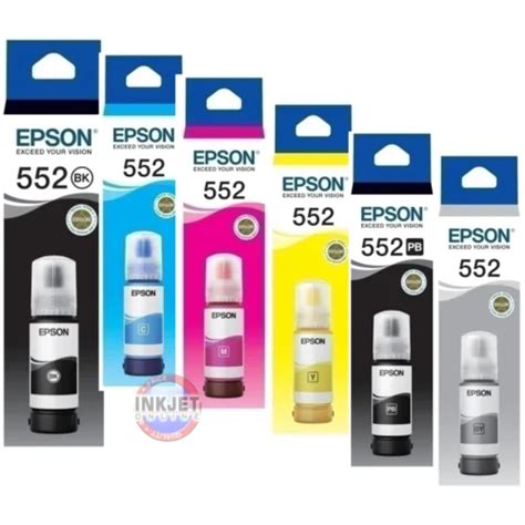 Epson 552 Ink Bottle Pack 6 X Bottles Inkjet Online Inkjet Online