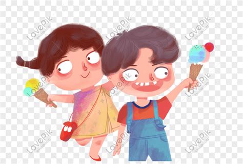 아이스크림을 먹는 아이 이미지 사진 401582670 무료 다운로드